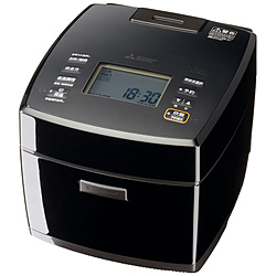 (中古)MITSUBISHI (展示品) 炊飯器 炭炊釜 黒曜 NJ-VP10G-B [5.5合 /IH](305-ud)