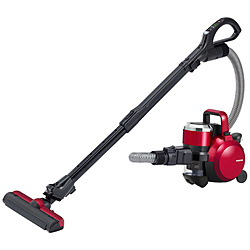 (中古)TOSHIBA (展示品) キャニスター掃除機 グランレッド VC-SG940X-R [サイクロン式 /コード式 /水拭き非対応](276-ud)