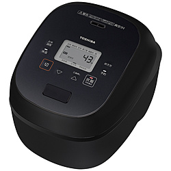 (中古)TOSHIBA (展示品) 炊飯ジャー 東芝真空IH 炎匠炊き グランブラック RC-10RWB(K) [5.5合 /IH](276-ud)