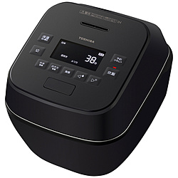 (中古)TOSHIBA (展示品) 炊飯ジャー 炎匠炊き グランブラック RC-10SGX(K) [5.5合 /圧力IH](305-ud)