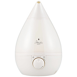 (中古)アピックス (展示品) 超音波式アロマ加湿器 SHIZUKU touch＋ アピックス ミルクホワイト AHD-124 WH [超音波式](198-ud)