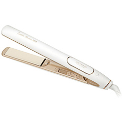 (中古)コイズミ (展示品) スチームストレートアイロン Salon Sense(サロンセンス)300 ホワイト KHS-8750/W [交流(コード)式](198-ud)