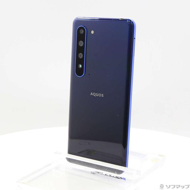 (中古)SHARP AQUOS R5G 256GB アースブルー 908SH SoftBank(198-ud)の通販はau PAY マーケット ...