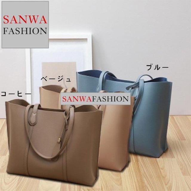 トートバッグ ハンドバッグ レディース 本革 牛革 大容量 A4 通勤 ビジネス 肩掛け 手提げ 横型 無地