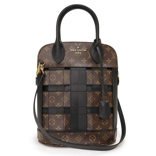 （未使用保管品）ルイ ヴィトン LOUIS VUITTON トレサージュ トート 2way ショルダー ハンドバッグ モノグラム レザー ブラウン ブラック 茶 黒 ゴールド金具 M44111
