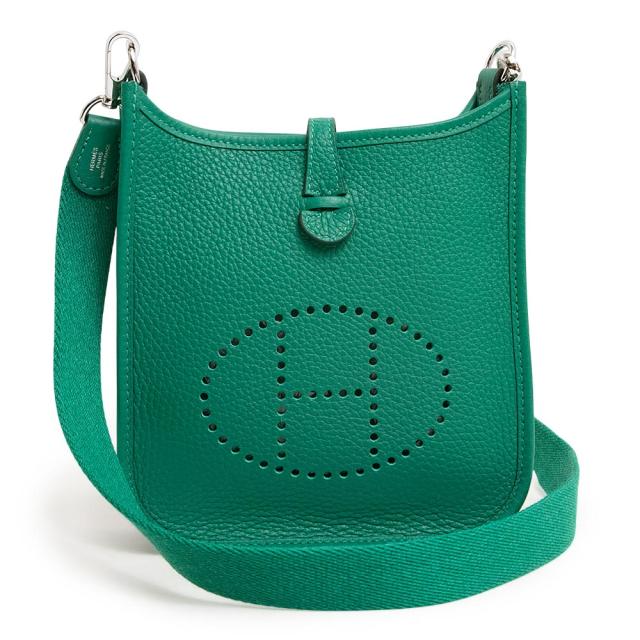 （新品・未使用品）エルメス HERMES エヴリン エブリン TPM アマゾン 16 ショルダーバッグ 斜め掛け トリヨンクレマンス レザー ヴェールヴェルティゴ グリーン 緑 シルバー金具 W刻印 箱付