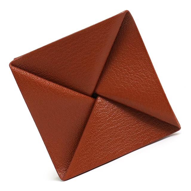 （未使用保管品）エルメス HERMES ズールー GM ケース 小銭入れ 財布 シェブル シェーブルミゾール レザー ブラウン 茶 □D刻印 箱付