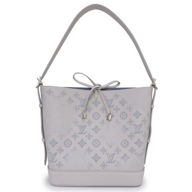 （未使用　展示品）ルイ ヴィトン LOUIS VUITTON フロール NM フライト モード トートバッグ モノグラムマヒナ レザー ブリューム グレー ライトゴールド金具 M12496