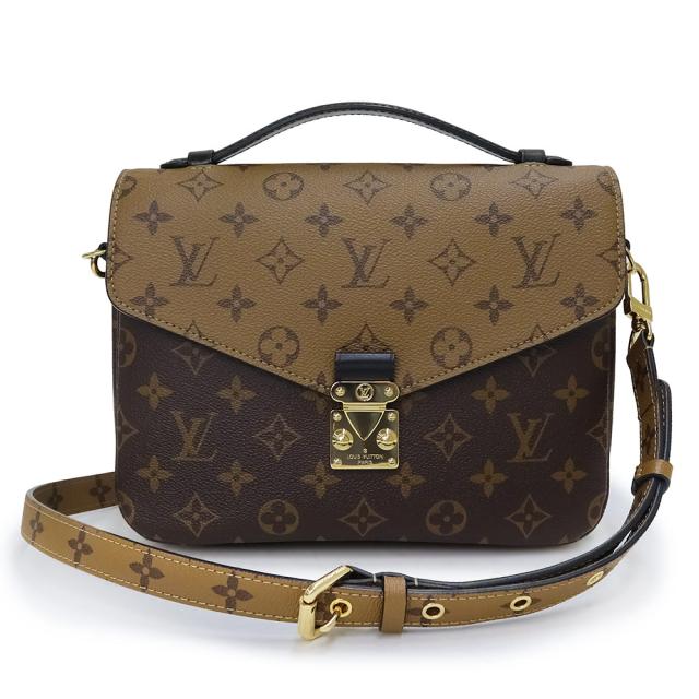 （未使用　展示品）ルイ ヴィトン LOUIS VUITTON ポシェット メティス 2way ショルダー ハンドバッグ 斜め掛け モノグラムリバース ブラウン 茶 ゴールド金具 M44876