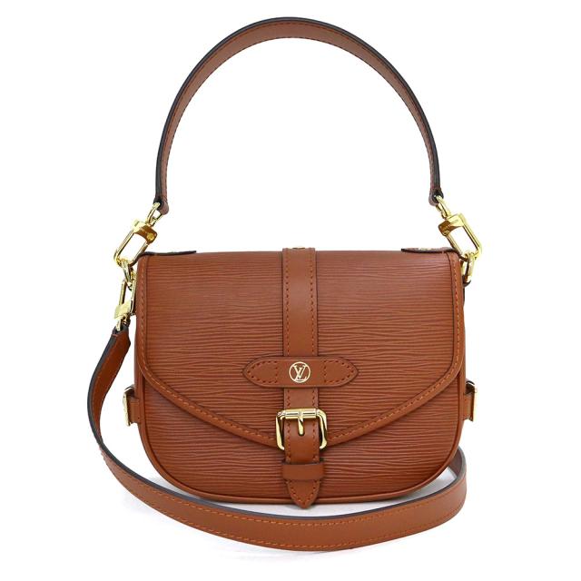 （新品・未使用品）ルイ ヴィトン LOUIS VUITTON ソミュール BB ショルダーバッグ 斜め掛け エピレザー コニャック ブラウン 茶 ゴールド金具 M23470