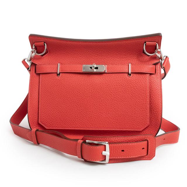 （未使用　展示品）エルメス HERMES ジプシエール 28  ショルダーバッグ 斜め掛け トリヨンクレマンス レザー ヴァーミリオン レッド 赤 シルバー金具 T刻印