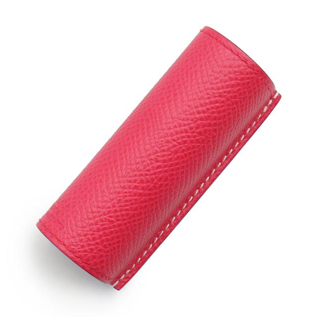 （新品・未使用品）エルメス HERMES 口紅 リップスティックケース ルージュエルメス専用 ヴォーエプソン レザー ローズエクストリーム ピンク Y刻印 箱付