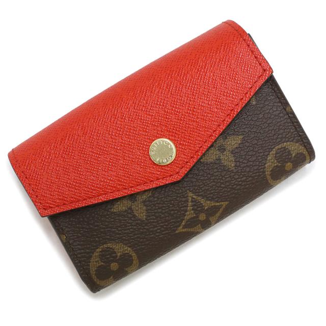 （新品・未使用品）ルイ ヴィトン LOUIS VUITTON ミュルティカルト サラ カードケース ケース 小銭入れ 財布 モノグラム ブラウン コクリコ ゴールド金具 M61274 箱付