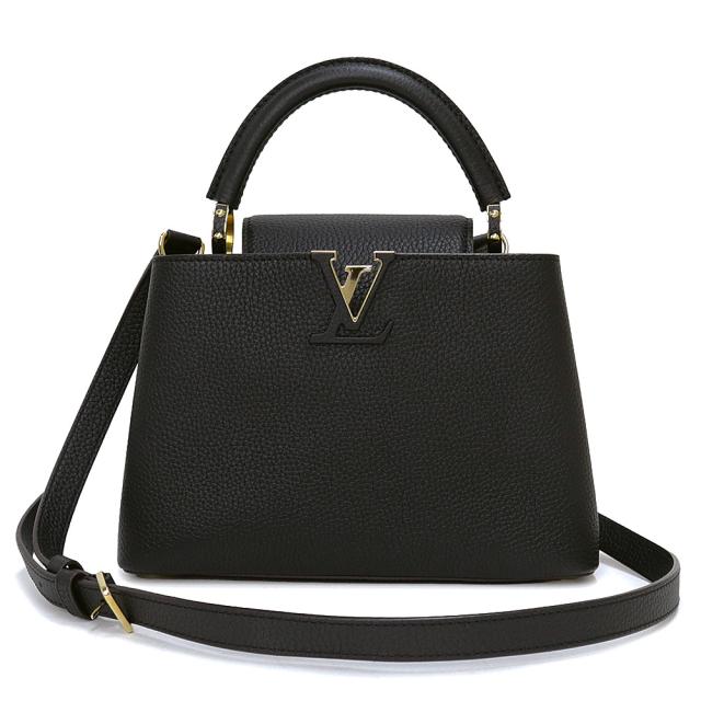 （未使用　展示品）ルイ ヴィトン LOUIS VUITTON カプシーヌ BB 2way ショルダー ハンドバッグ 斜め掛け トリヨンレザー ブラック ゴールド金具 M94755
