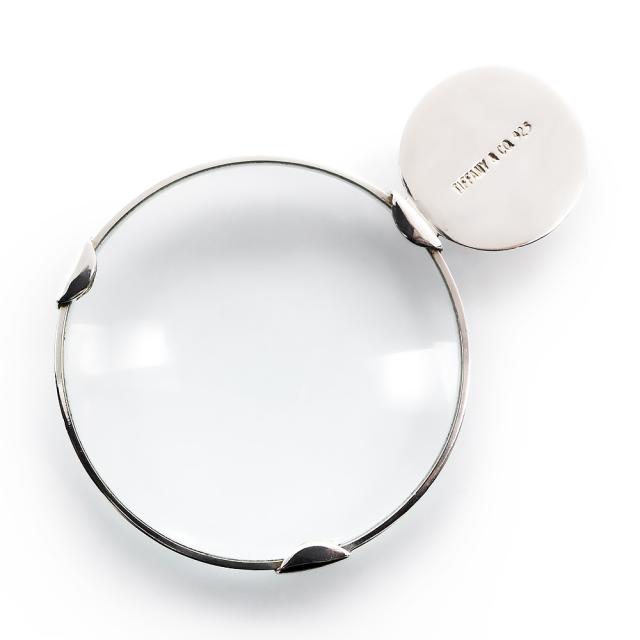 （中古）ティファニー TIFFANY&Co. 手持ち ルーペ 拡大鏡 虫眼鏡 SV925 シルバー