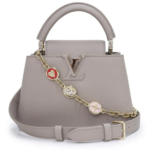 （未使用　展示品）ルイ ヴィトン LOUIS VUITTON マイ カプシーヌ ショルダー ハンドバッグ 2Way 斜め掛け トリヨンレザー ガレ ベージュ ゴールド金具 M12768