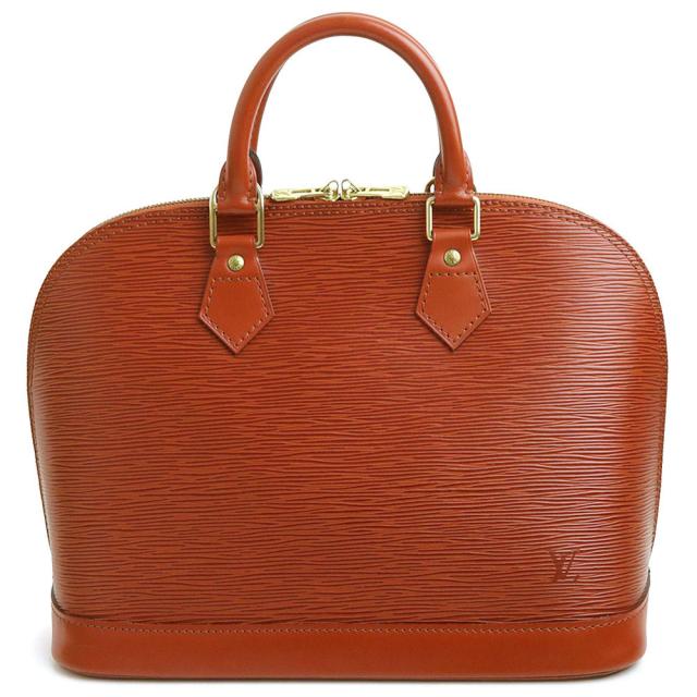 （美品）ルイ ヴィトン LOUIS VUITTON アルマ PM ハンドバッグ エピレザー ケニアブラウン ゴールド金具 M52143