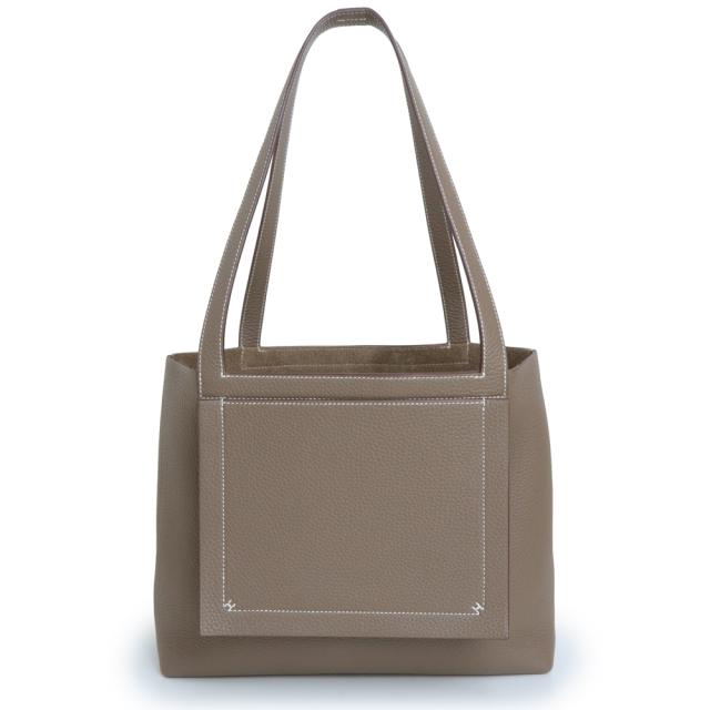 （未使用保管品）エルメス HERMES カバセリエ 31 トートバッグ トリヨンクレマンス レザー エトゥープ エトープ ブラウン B刻印