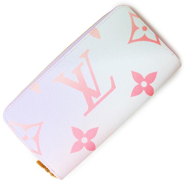 （新品・未使用品）ルイ ヴィトン LOUIS VUITTON ジッピーウォレット スプリング インザシティ コレクションモデル ラウンドファスナー 長財布 ジャイアントモノグラム サンライズパステル ゴールド金具 M81340 箱付