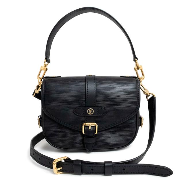 （未使用　展示品）ルイ ヴィトン LOUIS VUITTON ソミュール BB 2Way ショルダー ハンドバッグ 斜め掛け エピレザー ノワール ブラック ゴールド金具 M23469