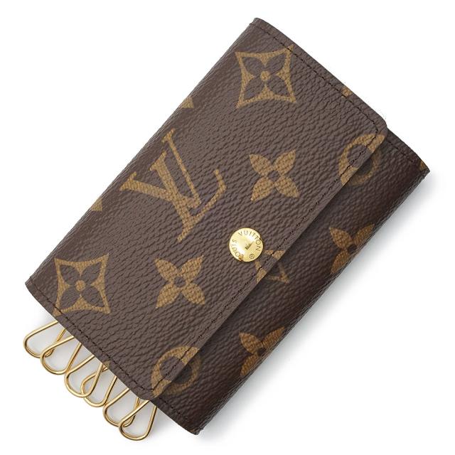 （未使用　展示品）ルイ ヴィトン LOUIS VUITTON ミュルティクレ 6 キーケース モノグラム ブラウン ゴールド金具 M62630 箱付