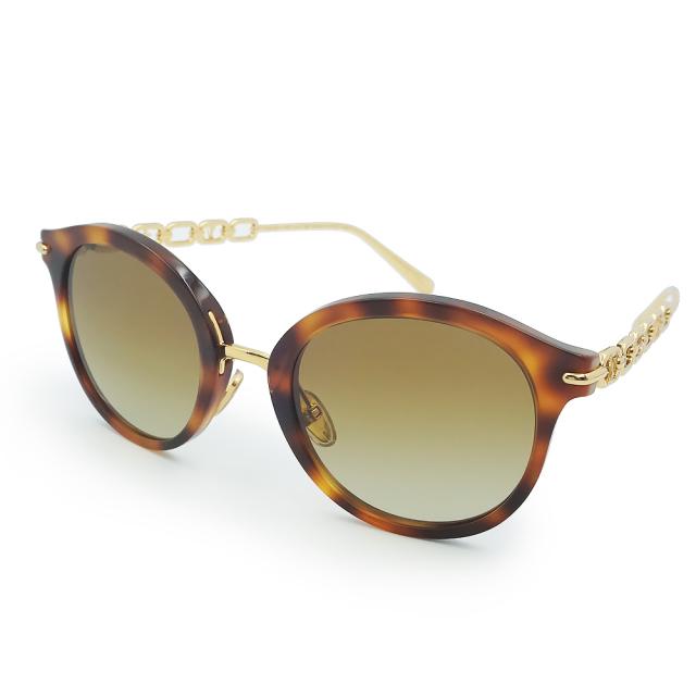 （未使用　展示品）ルイ ヴィトン LOUIS VUITTON マイLV チェーン トゥー ラウンド サングラス メガネ 眼鏡 アイウェア メタル アセテート ブラウン ゴールド Z2419U 箱付