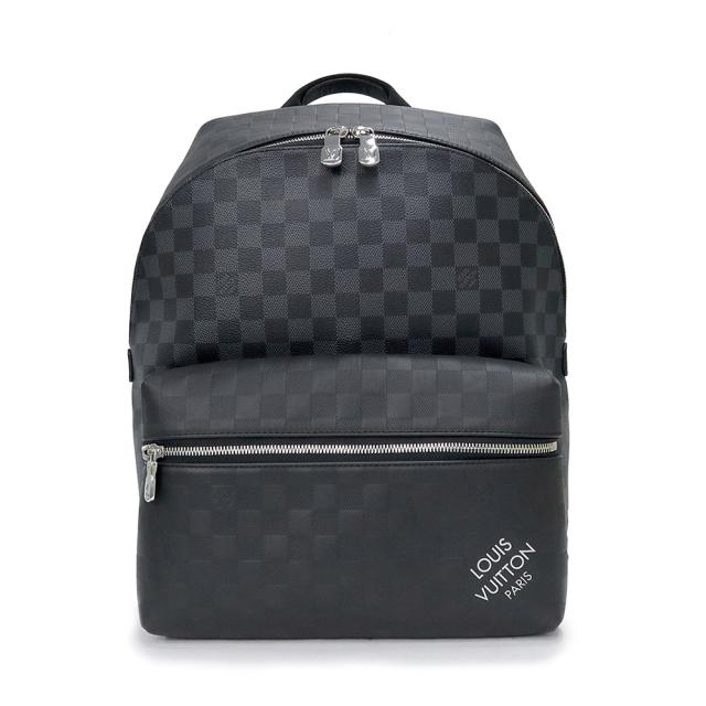 （未使用　展示品）ルイ ヴィトン LOUIS VUITTON ディスカバリー バックパック PM ダミエ･スクエアード リュック デイパック ダミエアンフィニ レザー ダミエグラフィット ノワール シルバー金具 N40436
