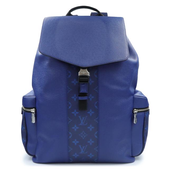 （未使用　展示品）ルイ ヴィトン LOUIS VUITTON タイガラマ リュック デイパック バックパック レザー モノグラム コバルト ブルー シルバー金具 M30419