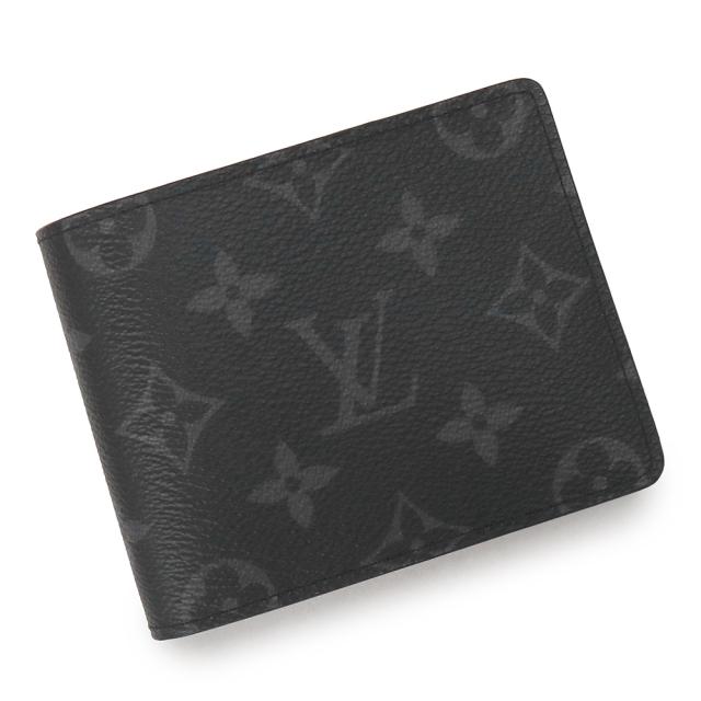 （新品・未使用品）ルイ ヴィトン LOUIS VUITTON ポルトフォイユ スレンダー 札入れ 二つ折り財布 モノグラムエクリプス ブラック M62294 箱付