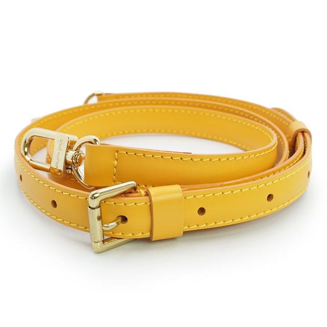（新品同様品）ルイ ヴィトン LOUIS VUITTON 調節可能 ショルダーストラップ エピレザー タッシリイエロー ゴールド金具 箱付