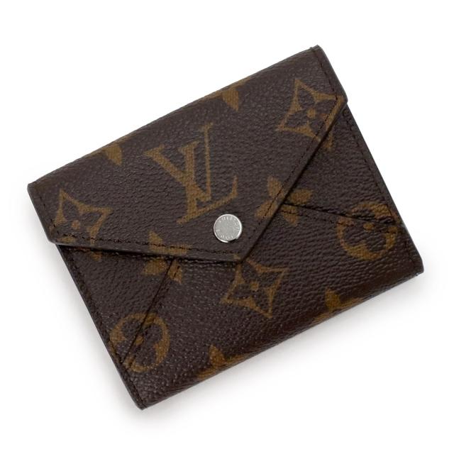（未使用　展示品）ルイ ヴィトン LOUIS VUITTON ポルトフォイユ セレスト 三つ折り財布 モノグラム レザー ウォッシュド ブルー ブラウン シルバー金具 M83647 箱付