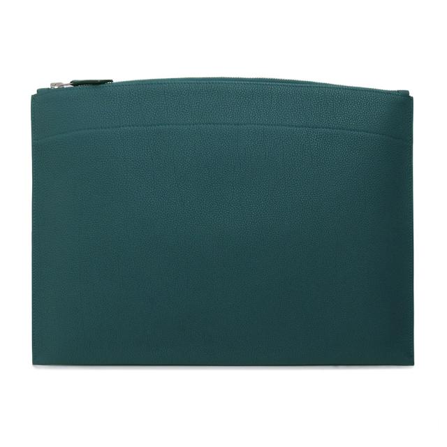 （未使用　展示品）エルメス HERMES ポシェット バザール GM セカンド クラッチバッグ ポーチ トゴ レザー Malachite マラカイト グリーン シルバー金具 A刻印