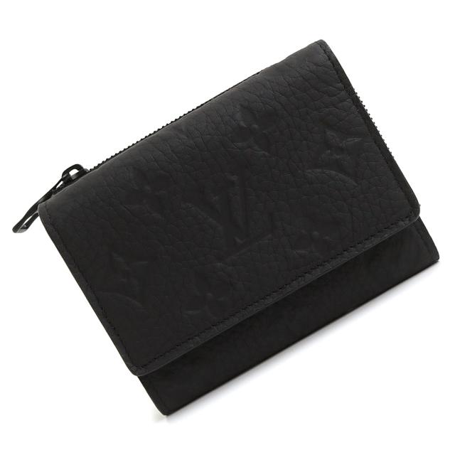 （新品・未使用品）ルイ ヴィトン LOUIS VUITTON ポルトフォイユ パイロット コンパクト 三つ折り財布 モノグラム トリヨンレザー ノワール ブラック金具 M82556 箱付