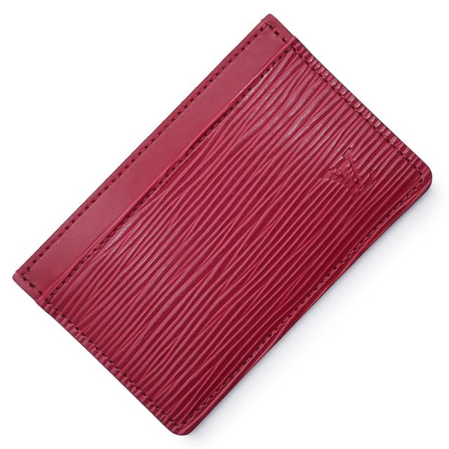 （新品・未使用品）ルイ ヴィトン LOUIS VUITTON ポルト カルト サーンプル カードケース 名刺入れ 定期入れ パスケース エピレザー フューシャ ピンク M60327 箱付