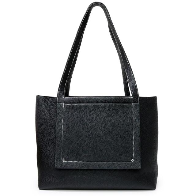 （未使用　展示品）エルメス HERMES カバセリエ 31 トートバッグ トリヨンクレマンス レザー ノワール ブラック B刻印