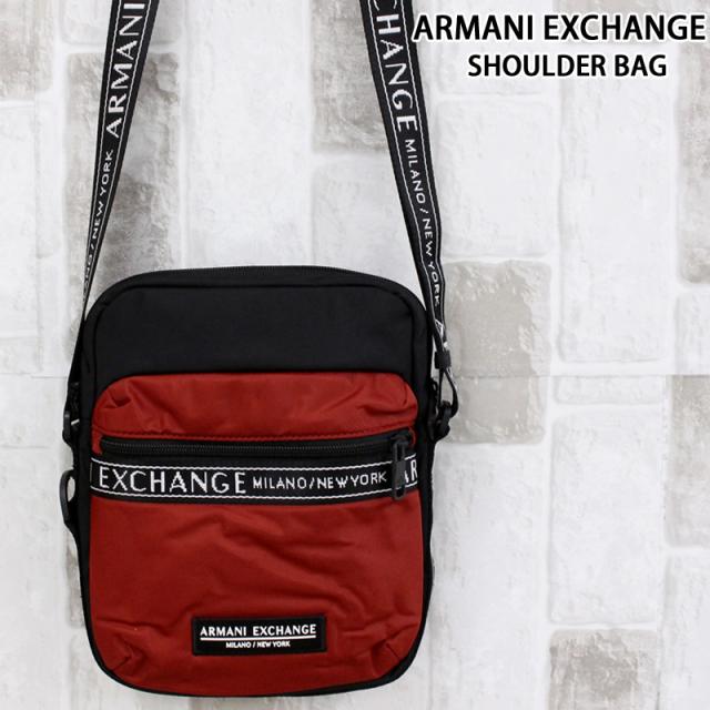 送料無料 ARMANI EXCHANGE アルマーニエクスチェンジ AX ロゴデザイン メッセンジャーバッグ ショルダーバッグ 鞄 カバン バッグ メンズ ブランド 通販
