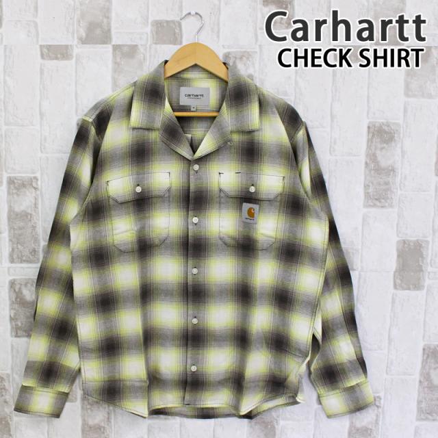 送料無料 Carhartt カーハート WIP ルーズフィット ブランチャード シャツ チェックシャツ L/S Blanchard Shirt WIP I033691 コットン 長袖 トップス メンズ ブランド