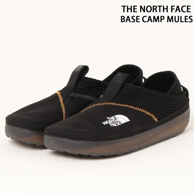送料無料 THE NORTH FACE ザ ノースフェイス Base Camp Mule ベースキャンプミュール スリッポン メンズ 靴 キャンプ アウトドア ミュール リラックスシューズ NF0A7W4D KX7 9Z3 人気ブランド