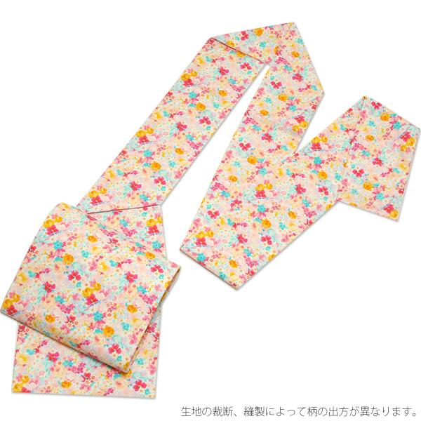 【Prices down】京都きもの町オリジナル コットン名古屋帯 日本製 木綿 名古屋帯「スイートフラワー」 お仕立て上がり名古屋帯ss2512ong25 Prices down】京都きもの町オリジナル コットン名古屋帯 日本製 木綿