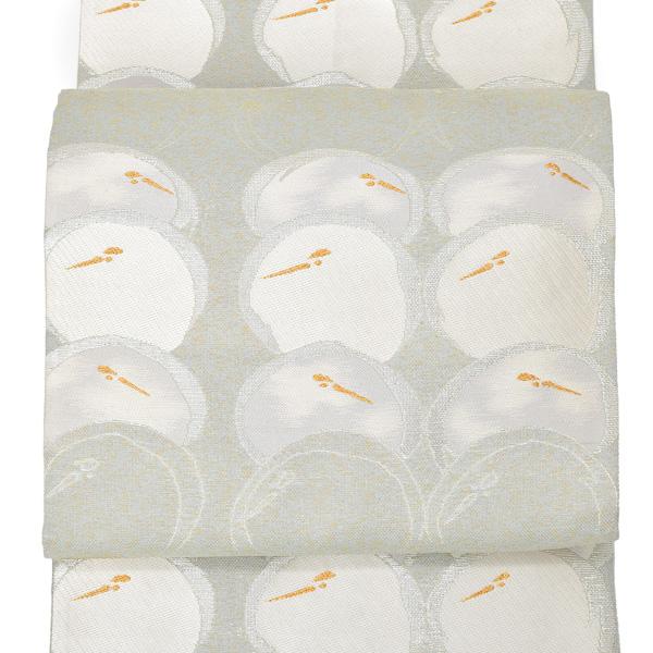 【新古品】仕立て上がり 袋帯 「鶴の群れ」【メール便不可】ss2512ofk10