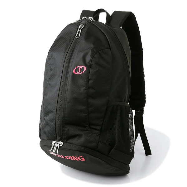 【送料無料】正規販売店 スポルディング バスケットボール バッグ ケイジャーライト ピンク 42-004PK