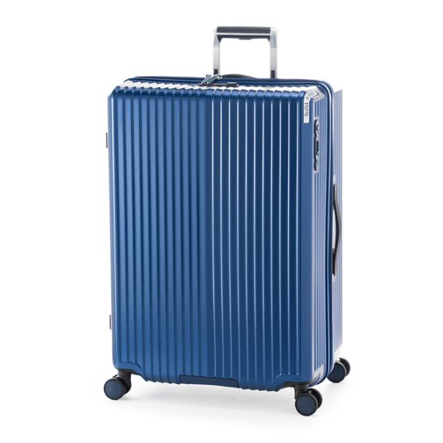 A.L.I ハードキャリーケース Solid Knight ソリッドナイト 10泊以上 104L〜117L ALI-075-28W-MBL マットブルー アジア・ラゲージ スーツケース 手荷物預け無料サイズ 拡張機能搭載 前輪ストッパー 10年保証