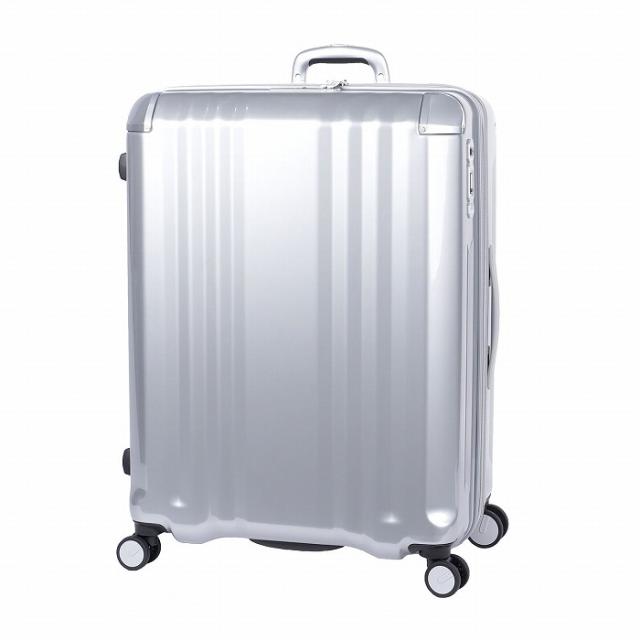 A.L.I ハードキャリーケース デカかるEdge 拡張タイプ 10泊以上 102L＋18L ALI-089-102-CSIL クロームシルバー アジア・ラゲージ スーツケース ジッパータイプ 拡張ファスナー機能 手荷物預け無料サイズ