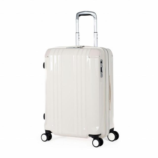 A.L.I ハードキャリーケース デカかるEdge 拡張タイプ 4〜6泊 52L＋8L ALI-089-22W-VN バニラ アジア・ラゲージ スーツケース ジッパータイプ 拡張ファスナー機能 手荷物預け無料サイズ