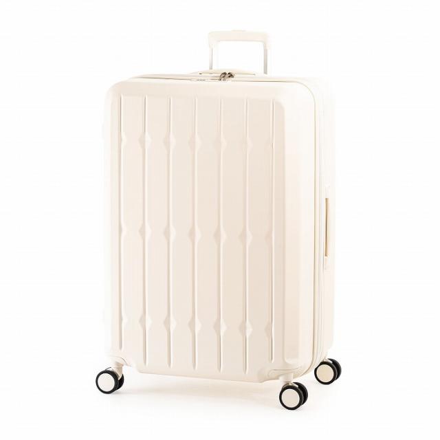 A.L.I ハードキャリーケース DrinkHolder and Suspension 7〜9泊 99L＋13L ALI-6030SD-28W-VN バニラ アジア・ラゲージ スーツケース ジッパータイプ ドリンクホルダー付き 拡張ファスナー機能