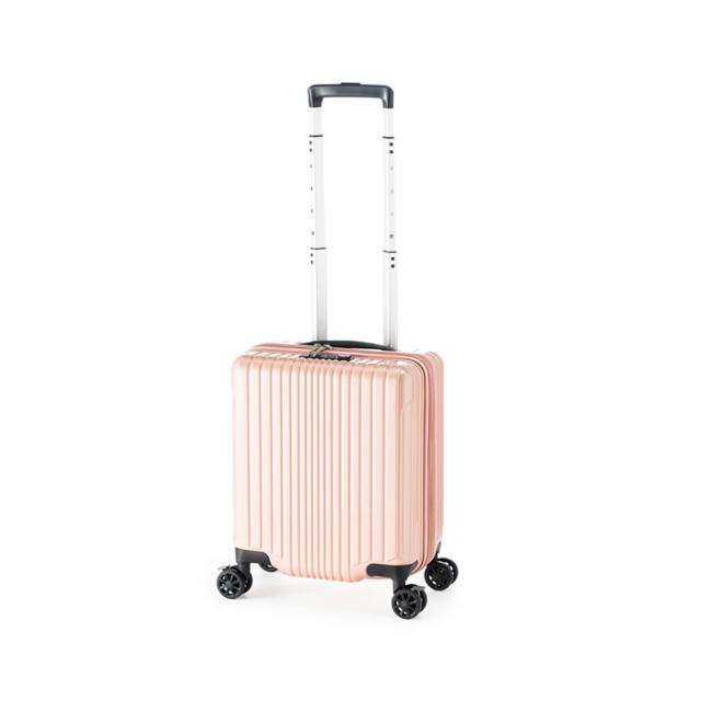 A.L.I ハードキャリーケース FiLPake フィルパケ 1〜2泊 25L〜29L ALI-6060-14W-ASCR アッシュコーラル アジア・ラゲージ スーツケース ロッカー収納可能 LCC持ち込み可能 前輪ストッパー YKK社製ジッパー