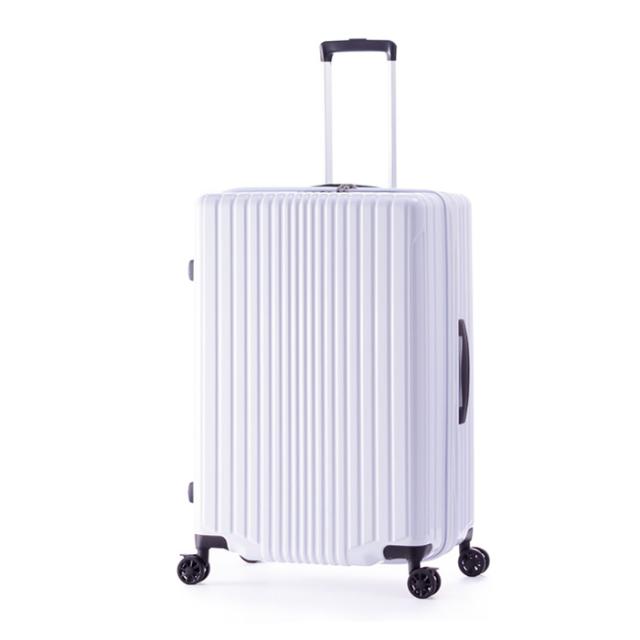 A.L.I ハードキャリーケース FILPake フィルパケ 5〜7泊 71L〜83L ALI-6060-24W-WH ホワイト アジア・ラゲージ スーツケース 手荷物預け無料サイズ 拡張機能搭載 前輪ストッパー