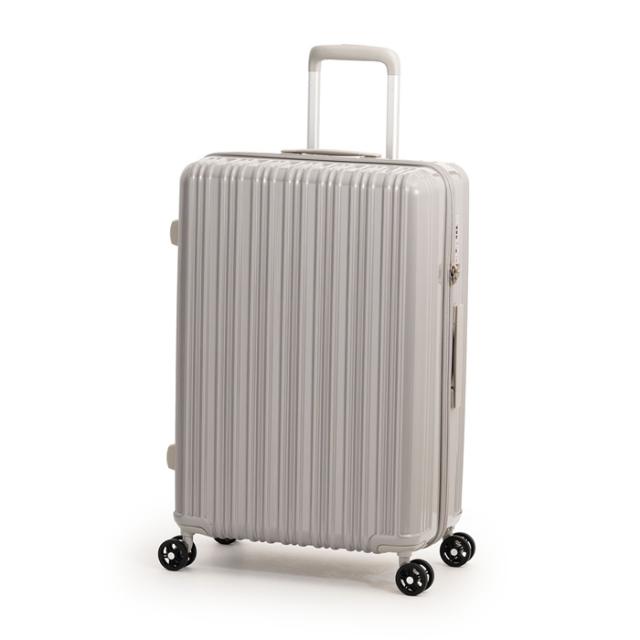 A.L.I ハードキャリーケース Magica Louis ZIPPER 5〜7泊 64L ALI-6688-24-GY グレー アジア・ラゲージ スーツケース マジカルイス・ジッパー 超軽量 手荷物預け無料サイズ
