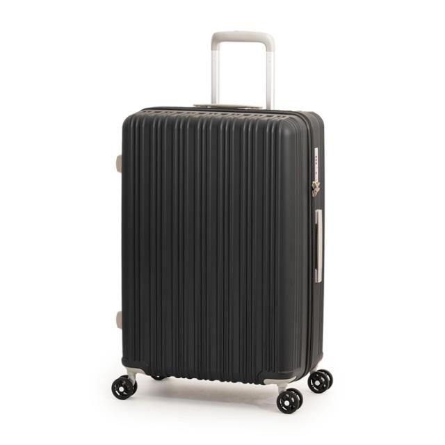A.L.I ハードキャリーケース Magica Louis ZIPPER 5〜7泊 64L ALI-6688-24-MBK マットブラック アジア・ラゲージ スーツケース マジカルイス・ジッパー 超軽量 手荷物預け無料サイズ