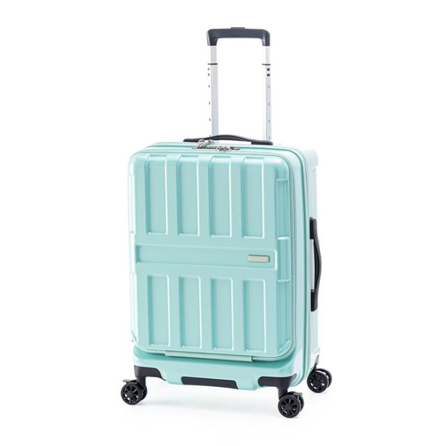 A.L.I ハードキャリーケース MAXBOX FrontOpen 5〜7泊 55L ALI-8511-22-MBL ミントブルー アジア・ラゲージ スーツケース 手荷物預け無料サイズ フロントオープンタイプ 17インチPC収納